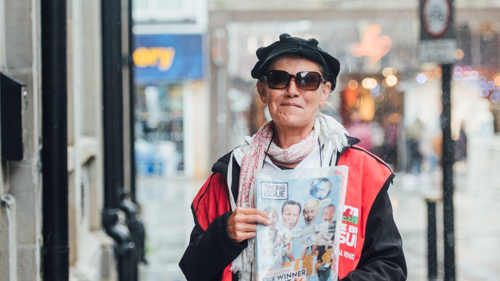 Polly Baggott, 52, Park Place, Cardiff - Big Issue