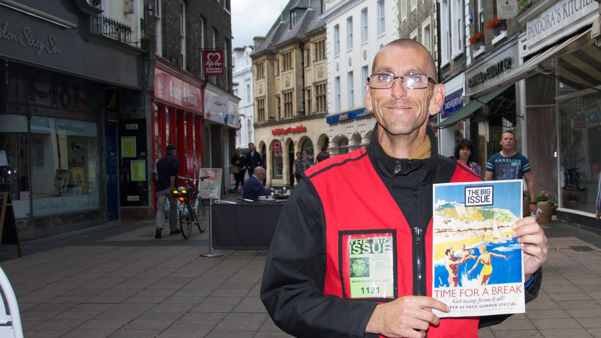 Ian Coltman, 44, London Street, Norwich - Big Issue