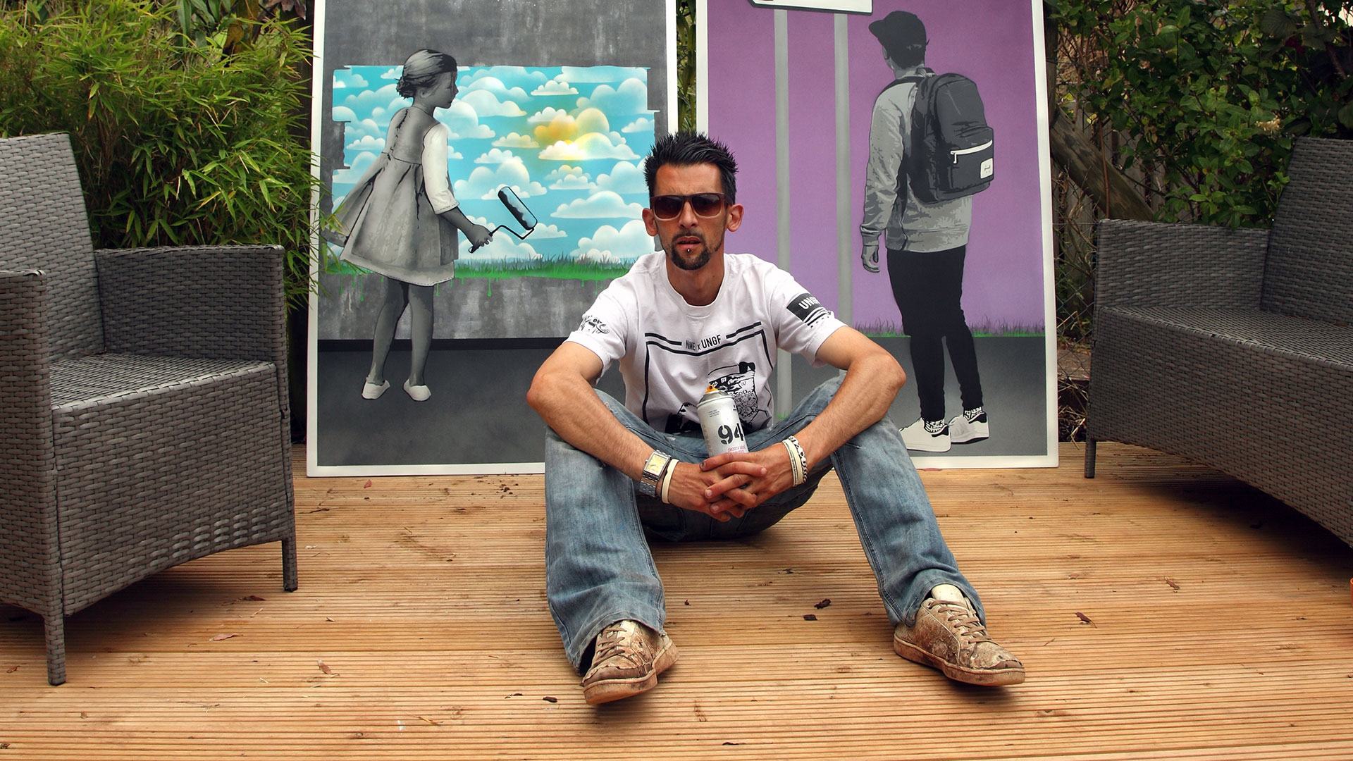 Create Your Own Tomorrow: Street artist NME helps young homeless teens ...