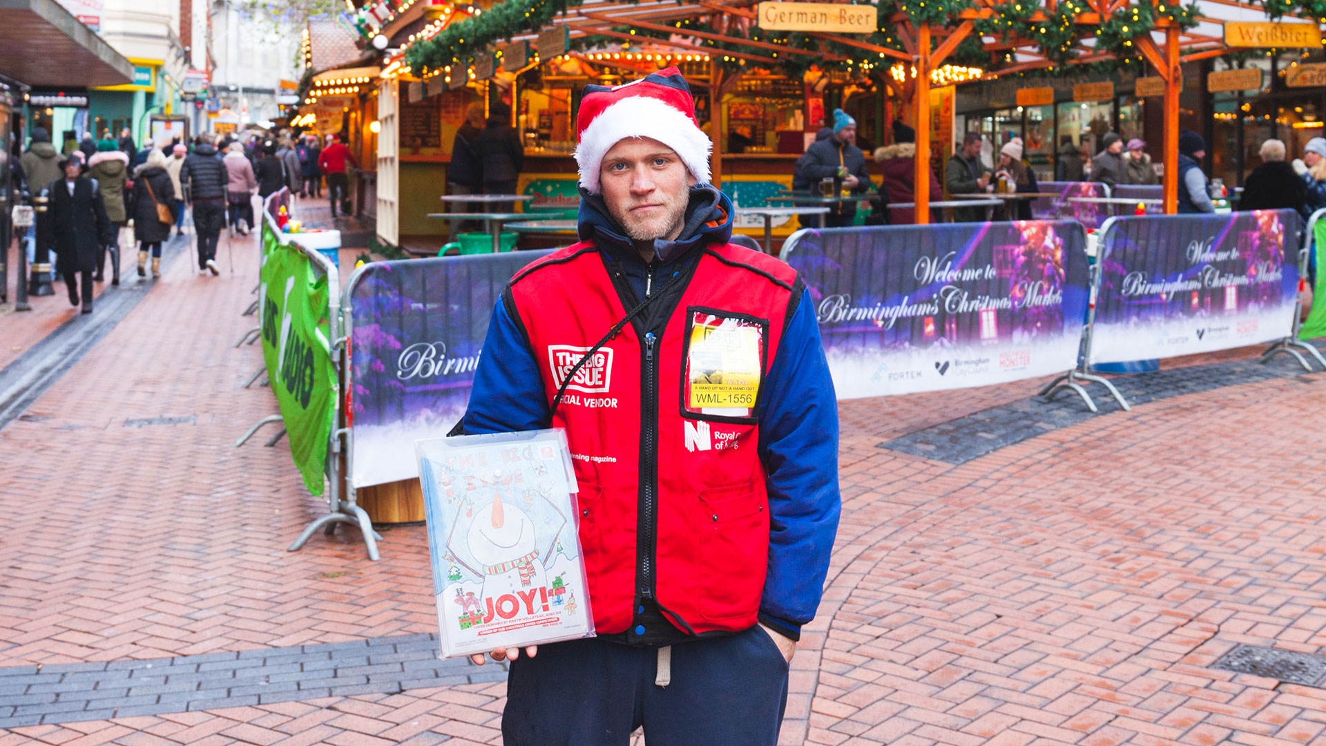 Michael Hadley, 27, Piccadilly Arcade, Birmingham - Big Issue