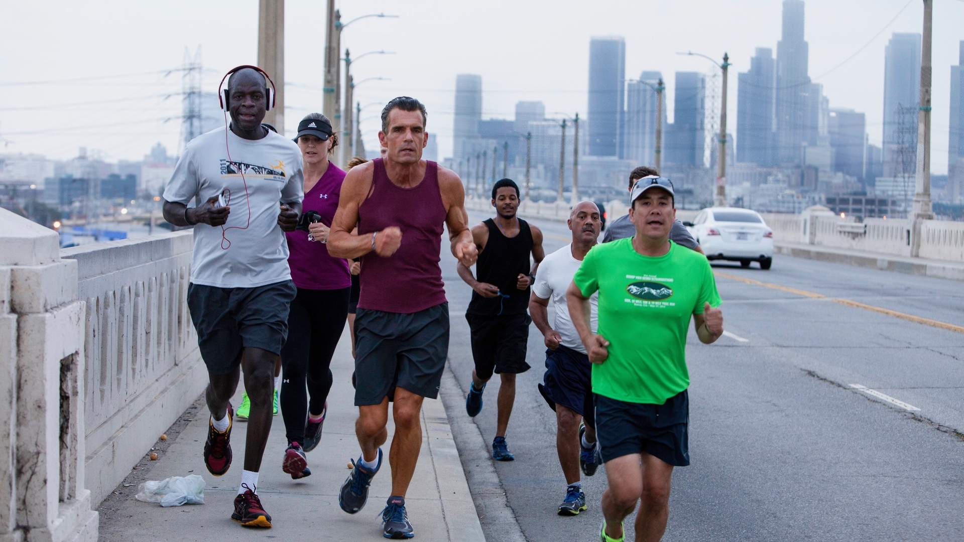 'Skid Row Marathon' stunningly documents running recovery for LA's homeless