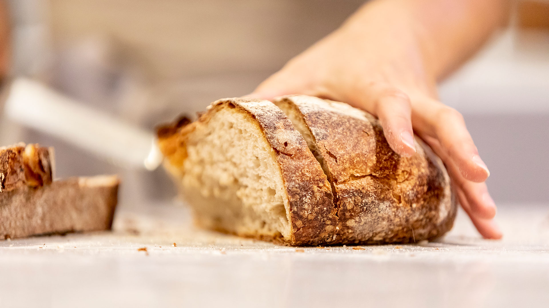 Leftover bread is being turned into new loaves in a bid to end food waste