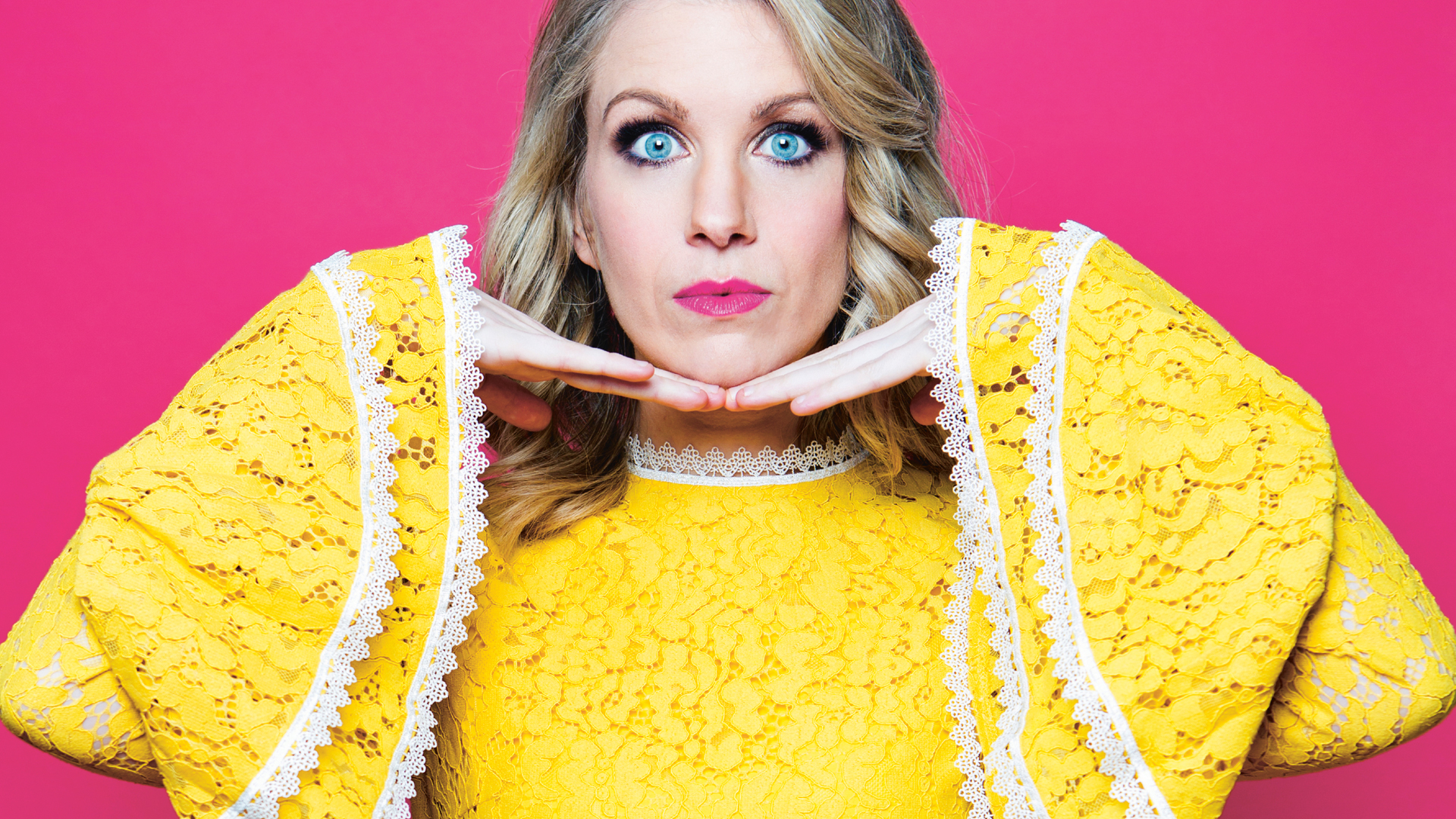Rachel Parris: "I perform with a smile. Some like it, it drives others mad"