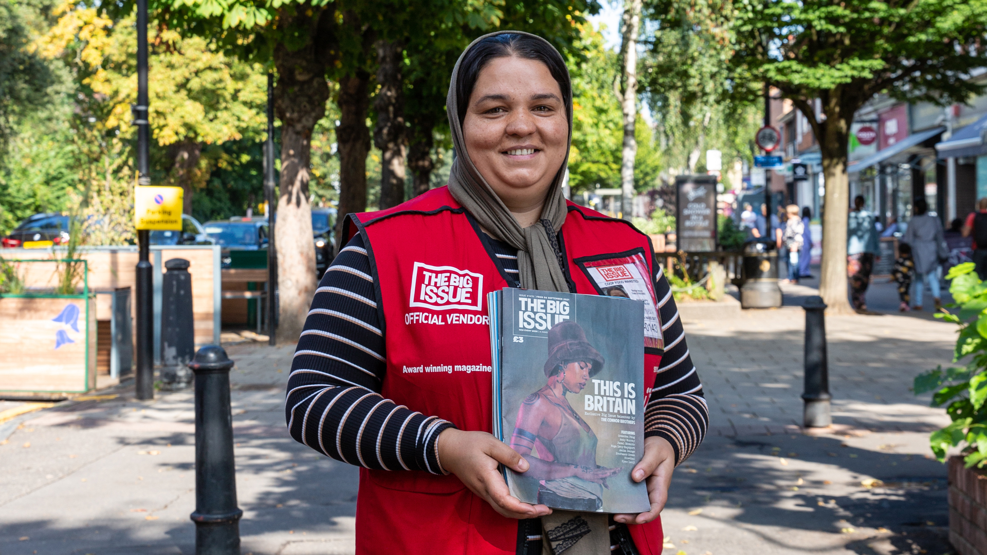 Monica, 30, Co-op, Wanstead, London - Big Issue
