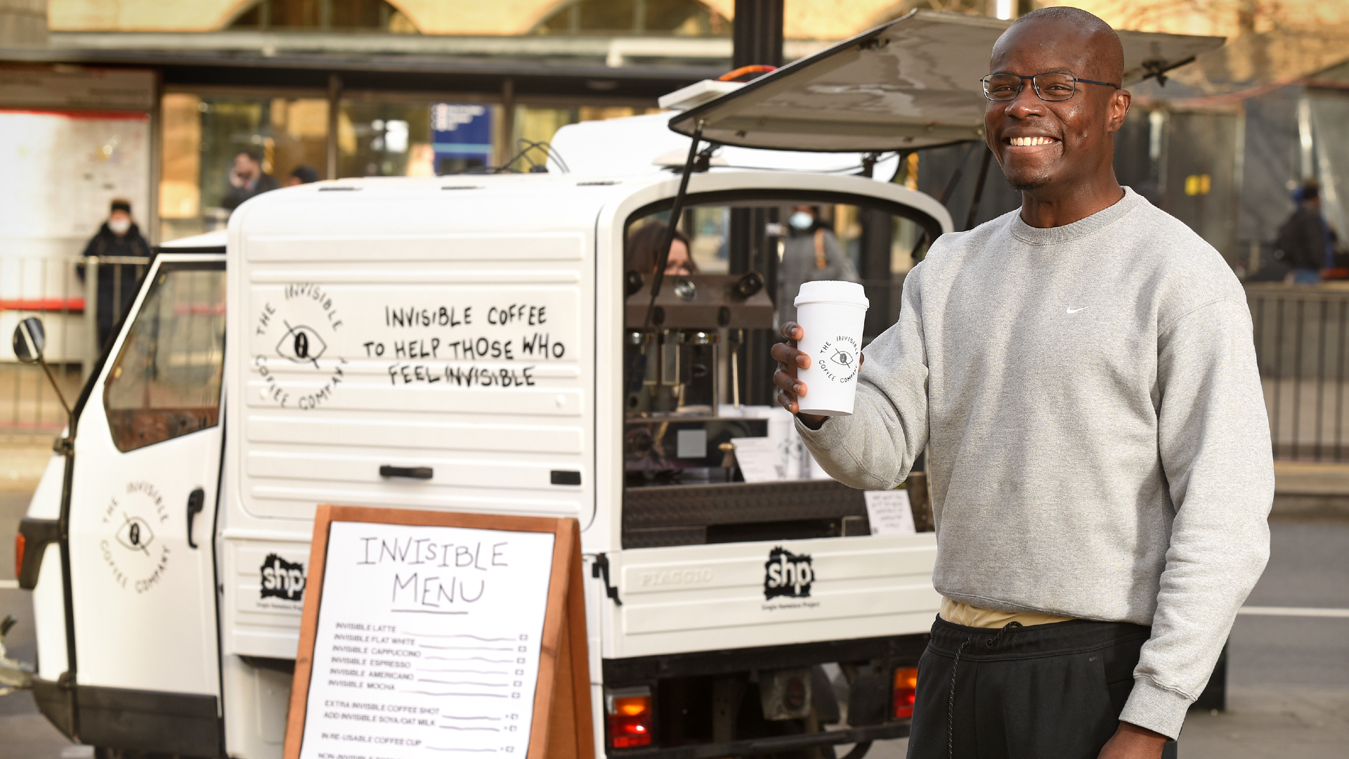 This charity is selling ‘invisible coffee’ to help tackle homelessness ...