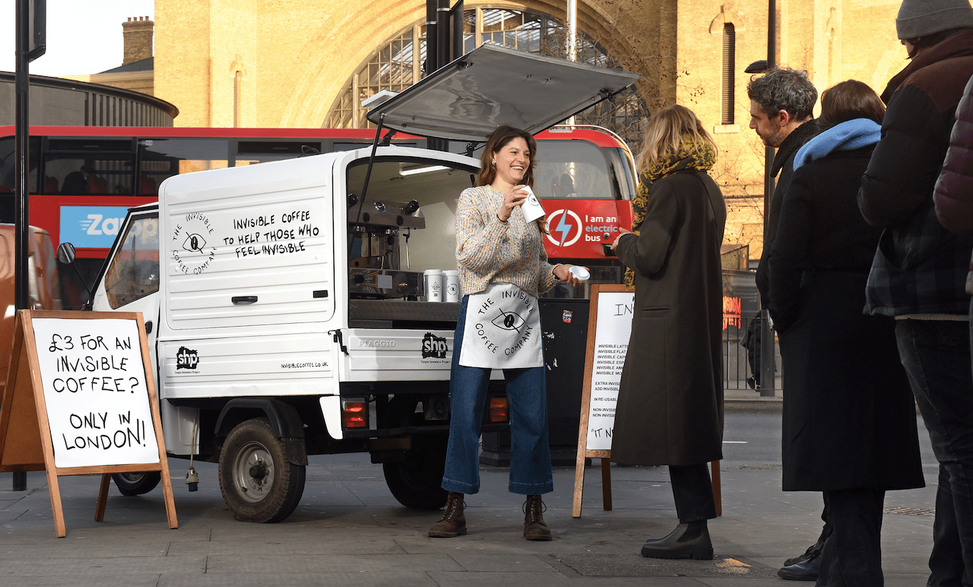 This charity is selling ‘invisible coffee’ to help tackle homelessness ...