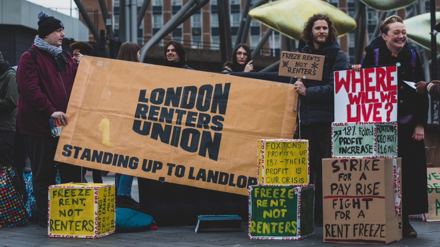 'Freeze rent not renters': Tenants march across UK amid cost of living ...