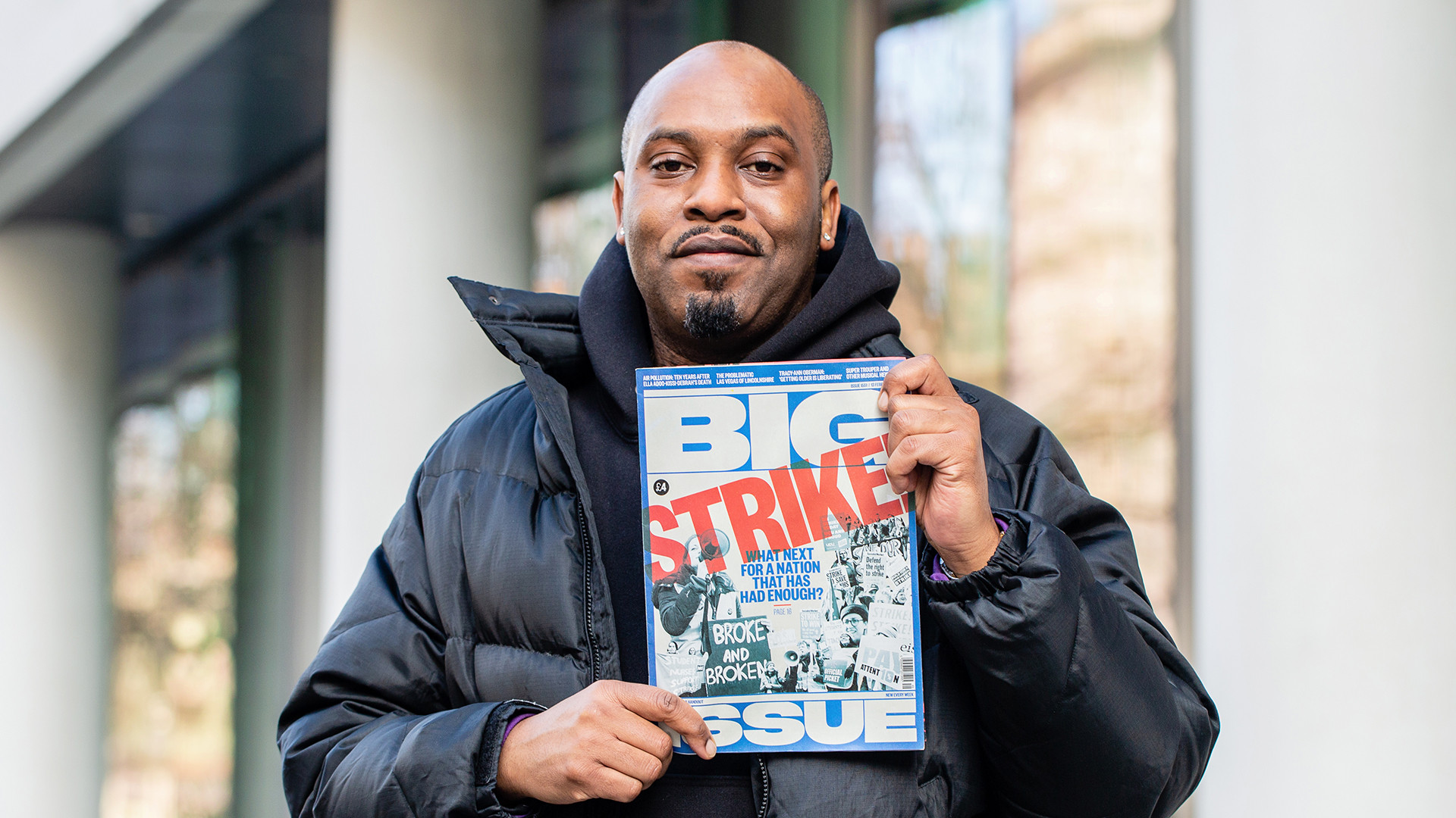 Dane Baptiste becomes a Big Issue Ambassador - Big Issue