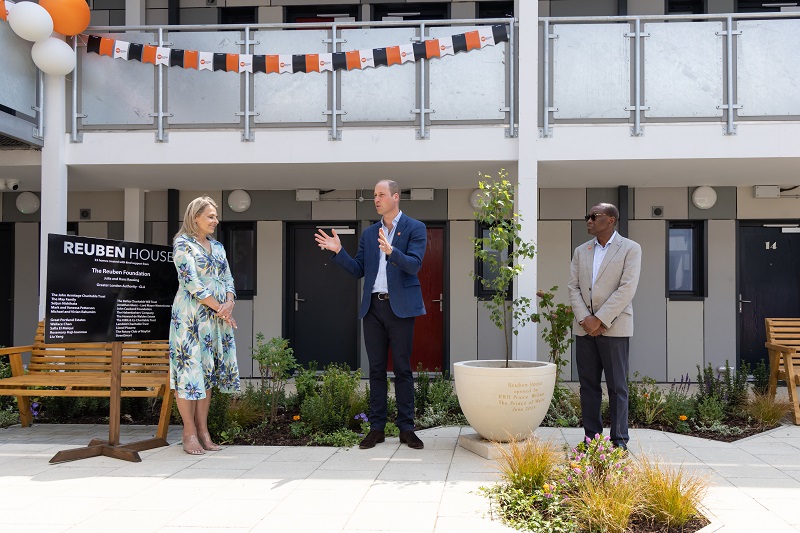 Prince William opens London housing project offering cut-price rents to ...