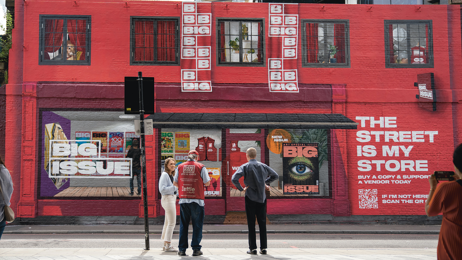 A visit to The Big Issue mural was like stepping into my former life ...