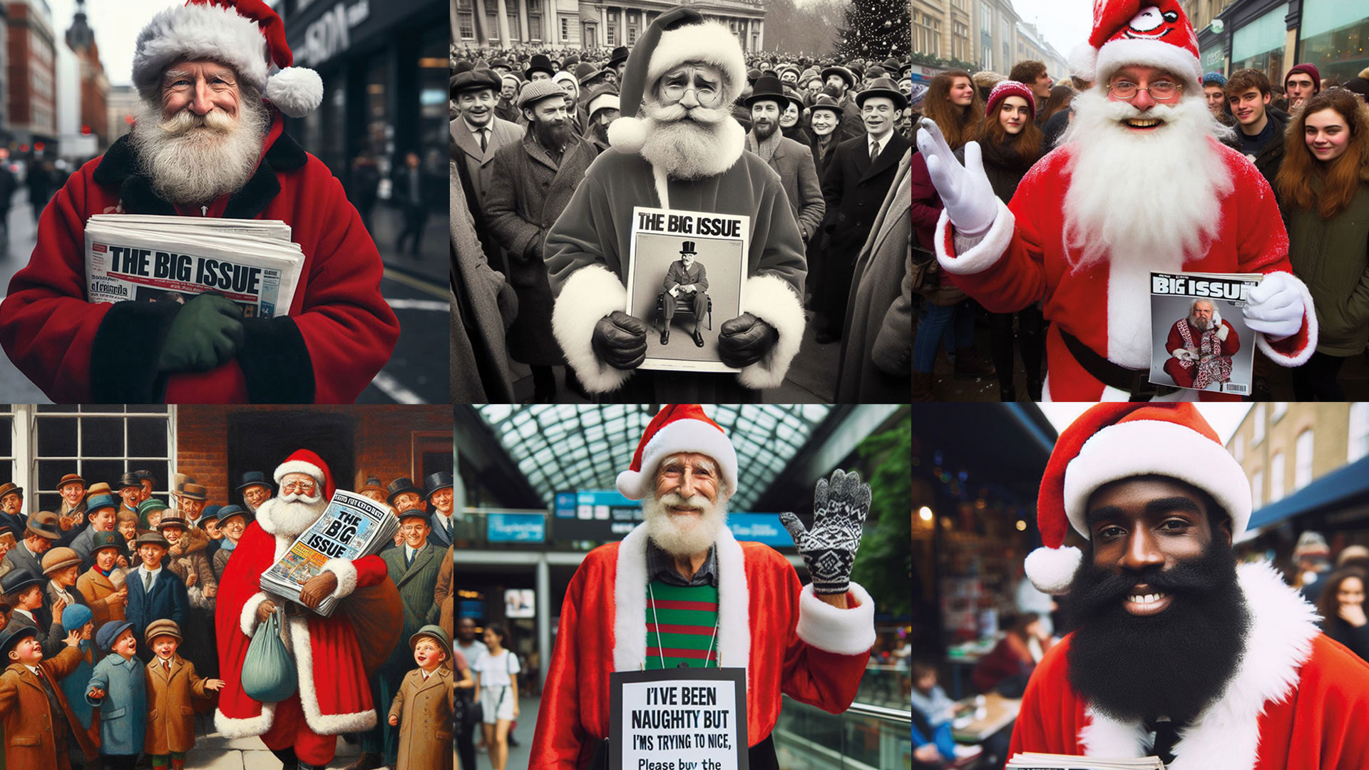 We asked AI to draw us a Santa and the results were disturbing - Big Issue