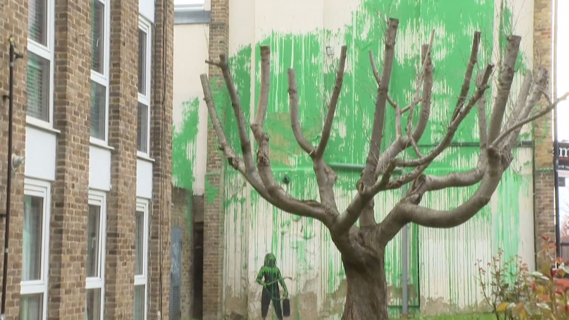 The meaning behind Banksy's new London tree mural, revealed - Big Issue