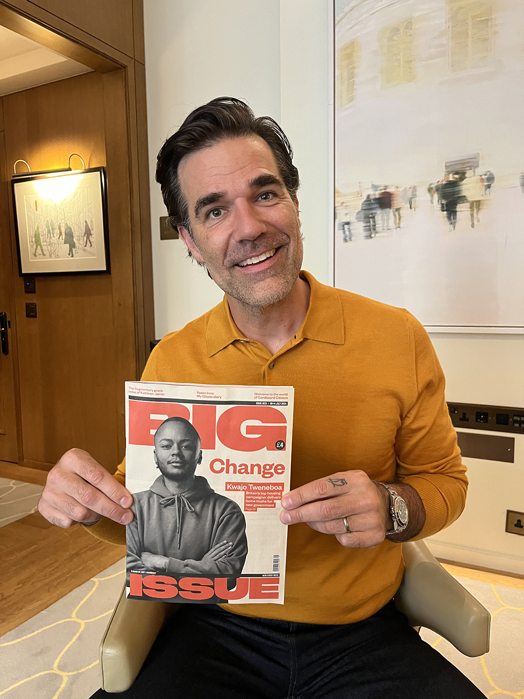 Rob Delaney on giving money to the poor, Starmer and Deadpool - Big Issue