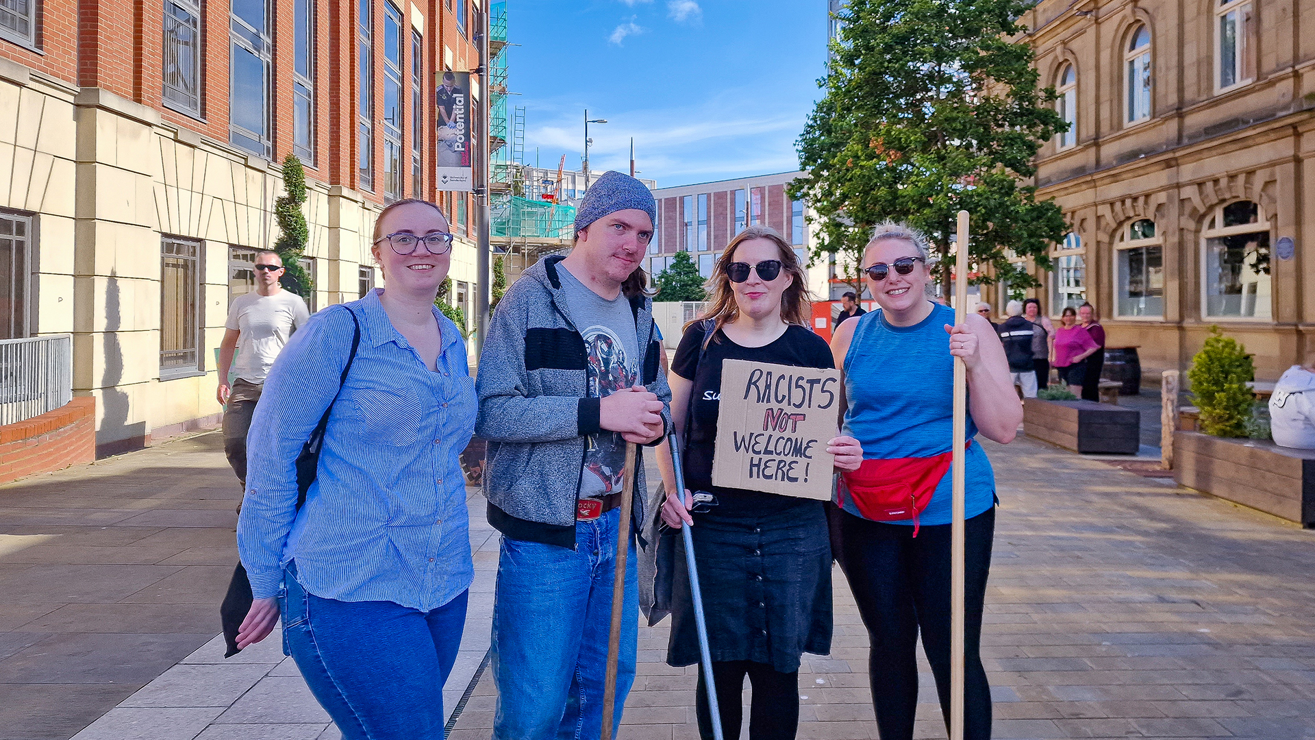 How communities came together to clean-up after UK riots - Big Issue