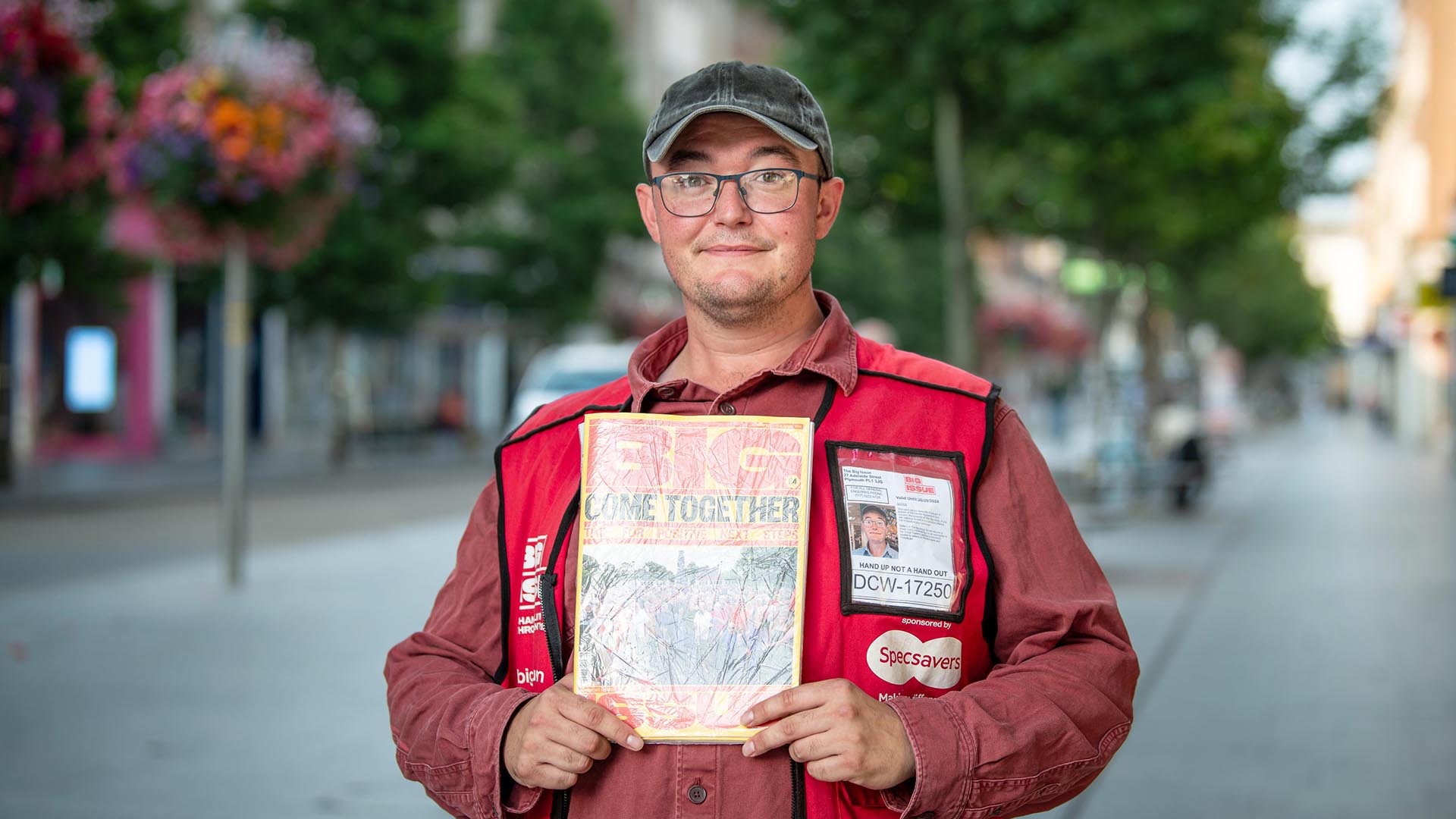 Josh Eardley, Boots, High Street, Exeter - Big Issue