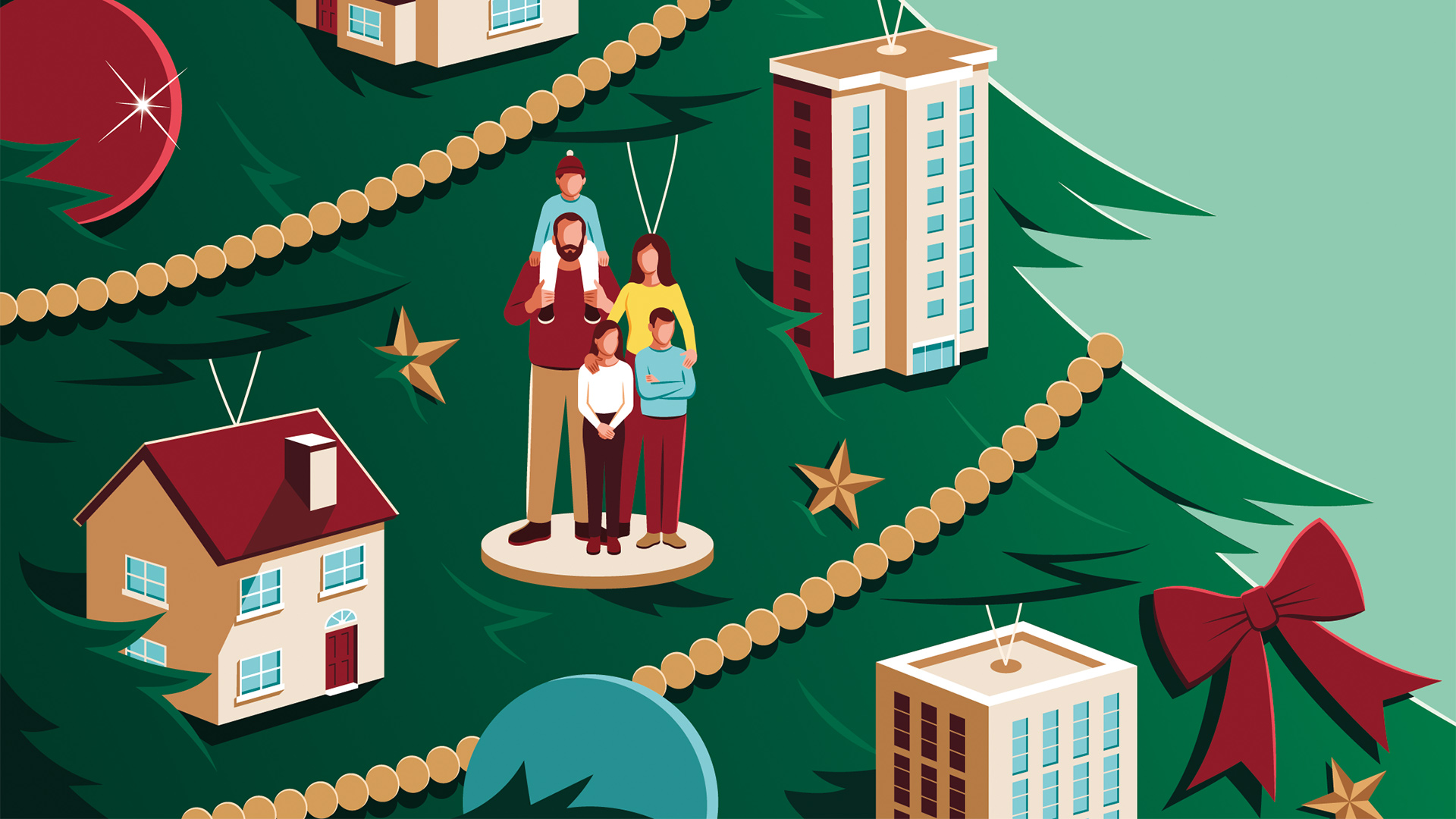 This is the reality of life in temporary accommodation at Christmas