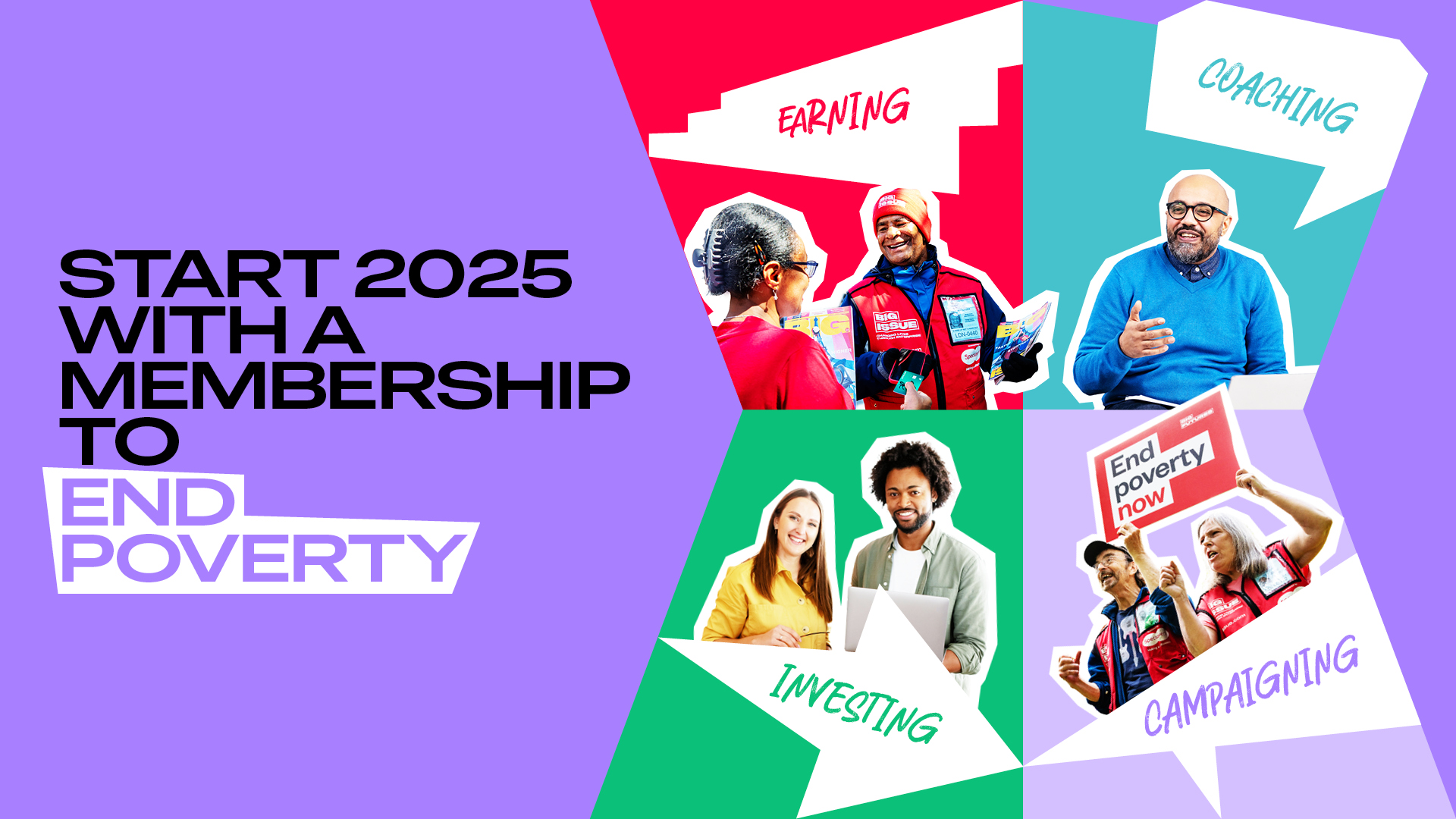 Become a Big Issue member to help us end poverty in the UK - Become a ...