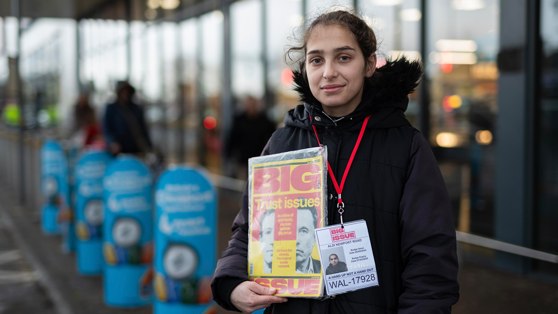 Paula Langa, Aldi, Newport Road, Cardiff - Big Issue