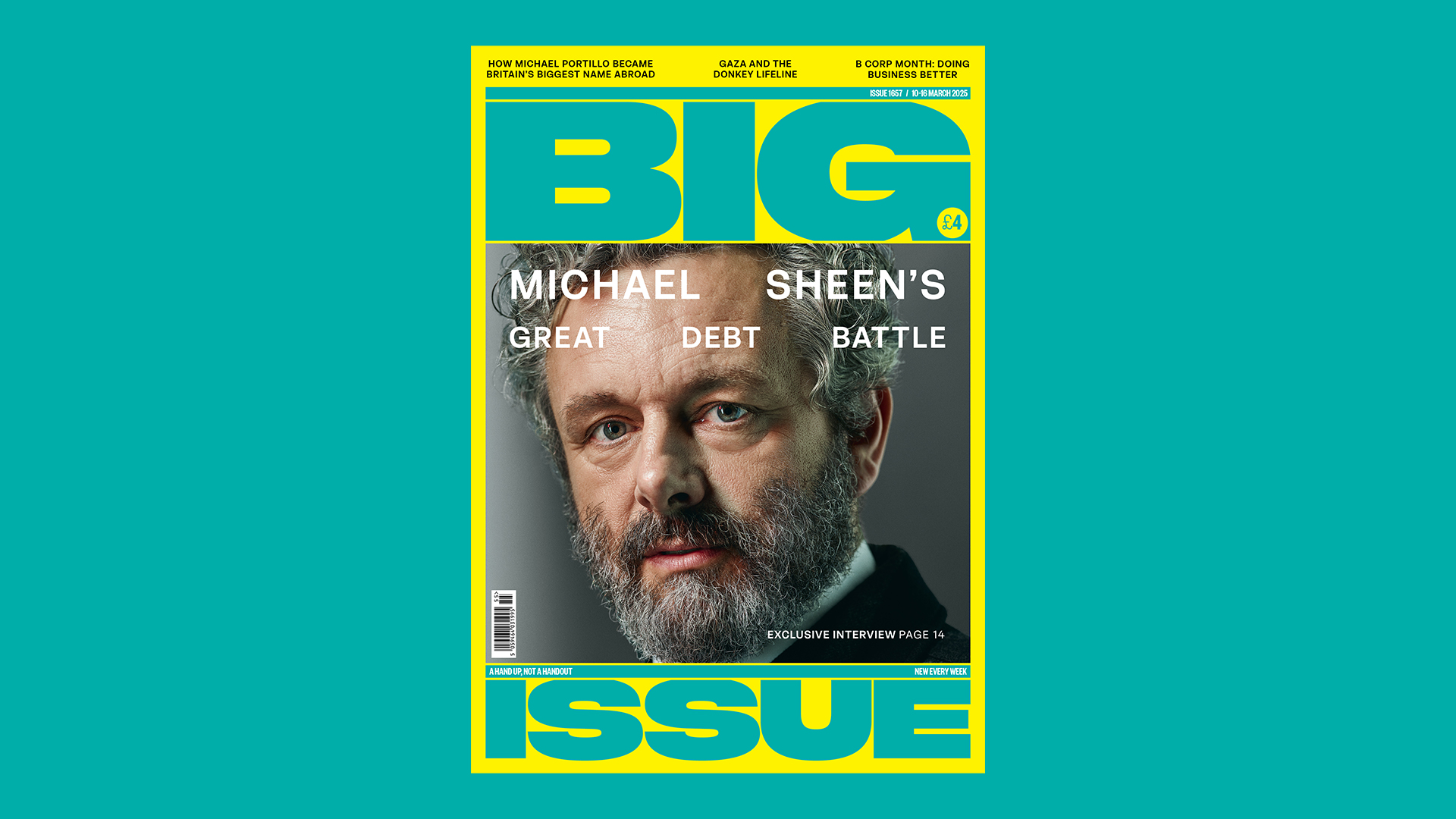 Michael Sheen on why he wrote off £1m of people's debts - Big Issue