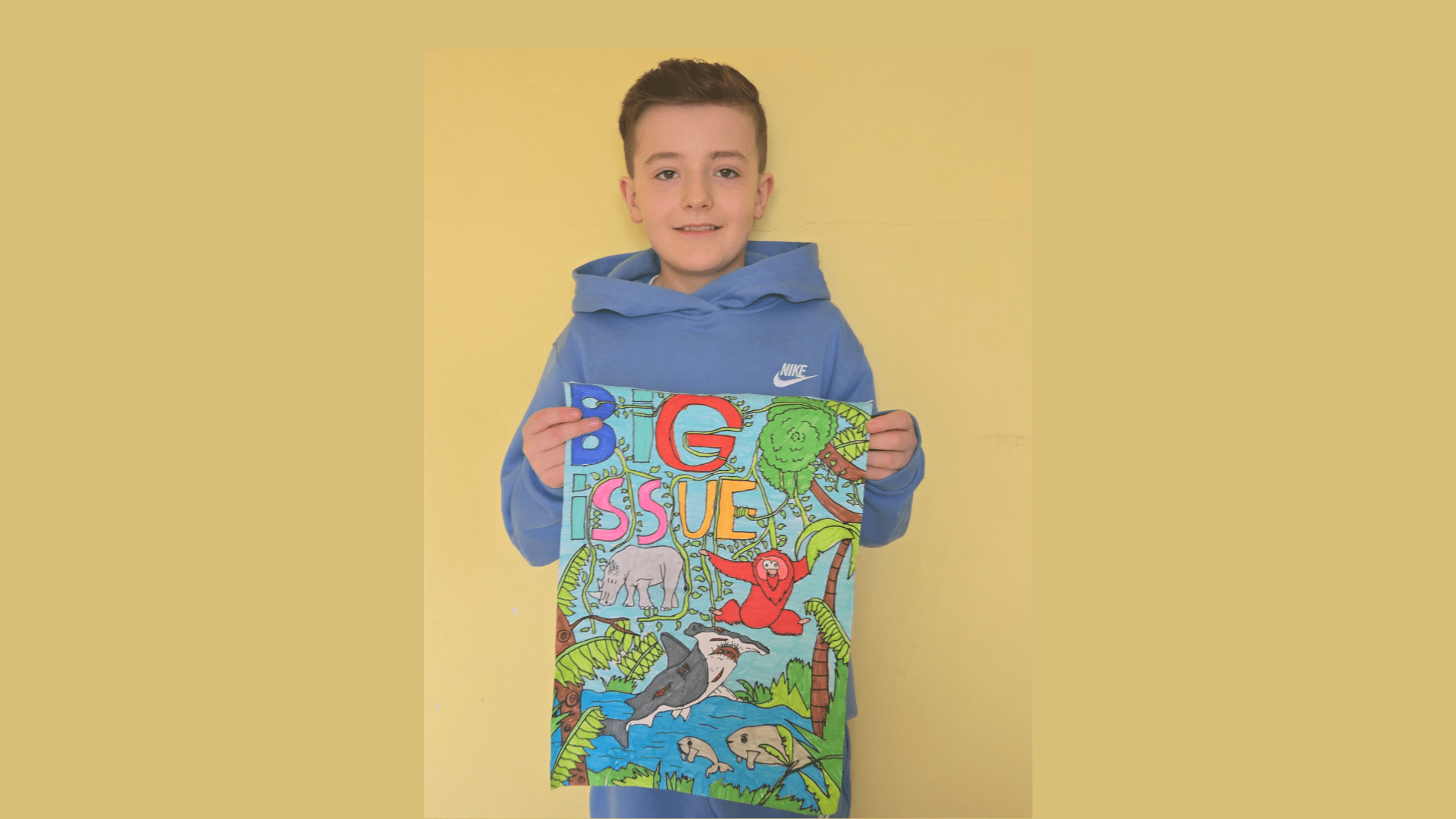 Press Centre: 10-year-old Ashton Whitaker from Hull wins competition to have drawing displayed ...