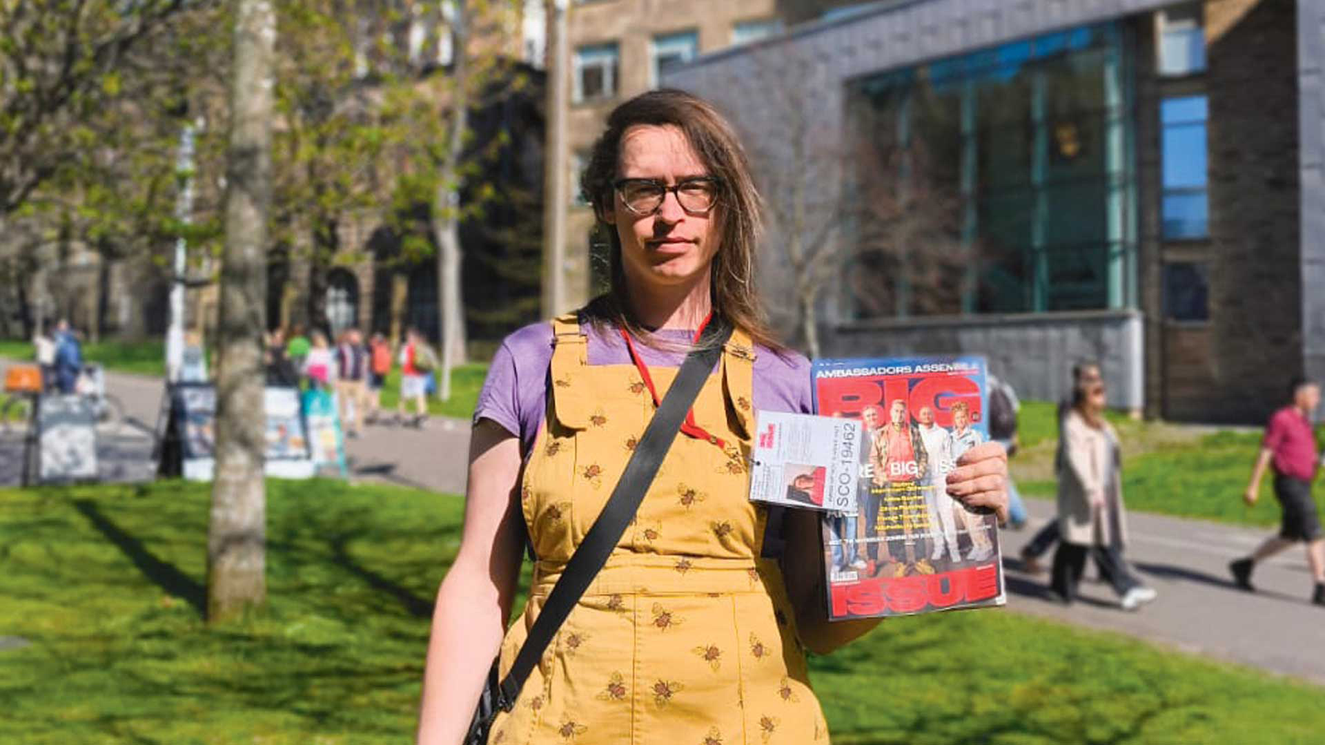 Robyn Woof, Middle Meadow Walk, Edinburgh - Big Issue
