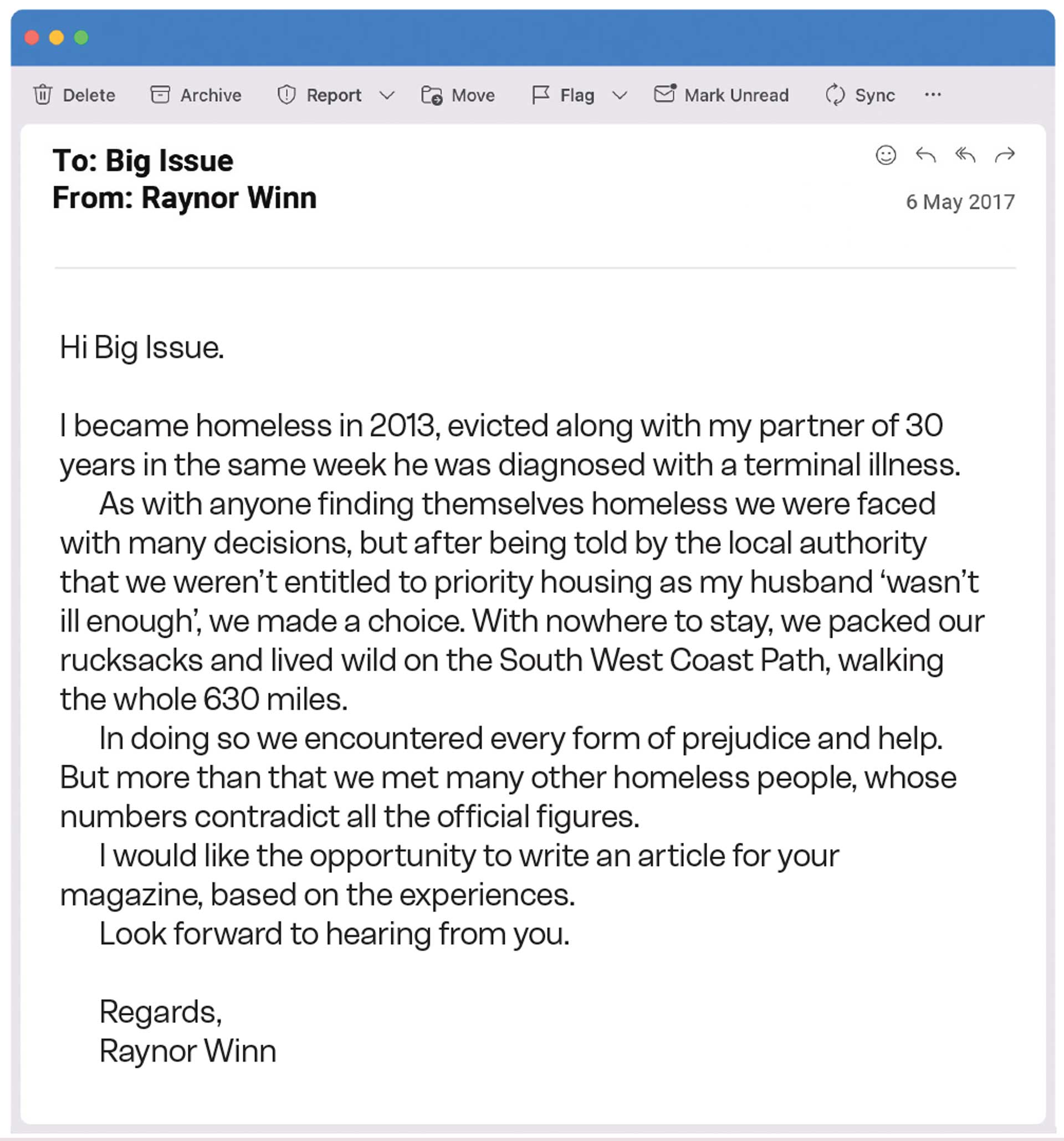 The Salt Path stars and author on homelessness and human spirit - Big Issue