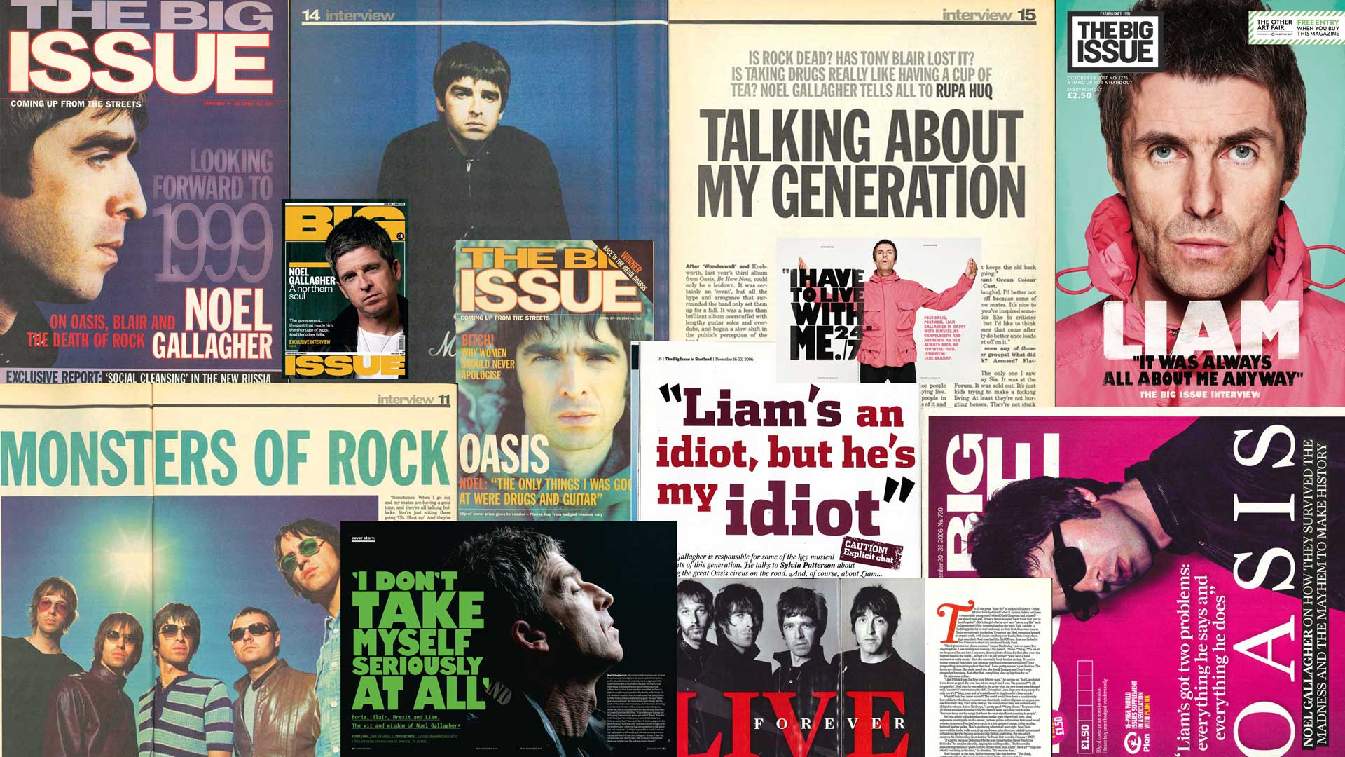 The history of Oasis, through five iconic Big Issue interviews - Big Issue