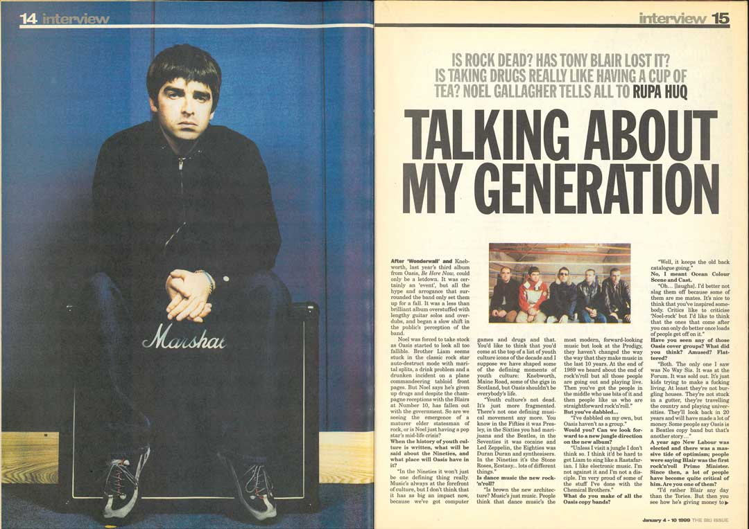 The history of Oasis, through five iconic Big Issue interviews - Big Issue