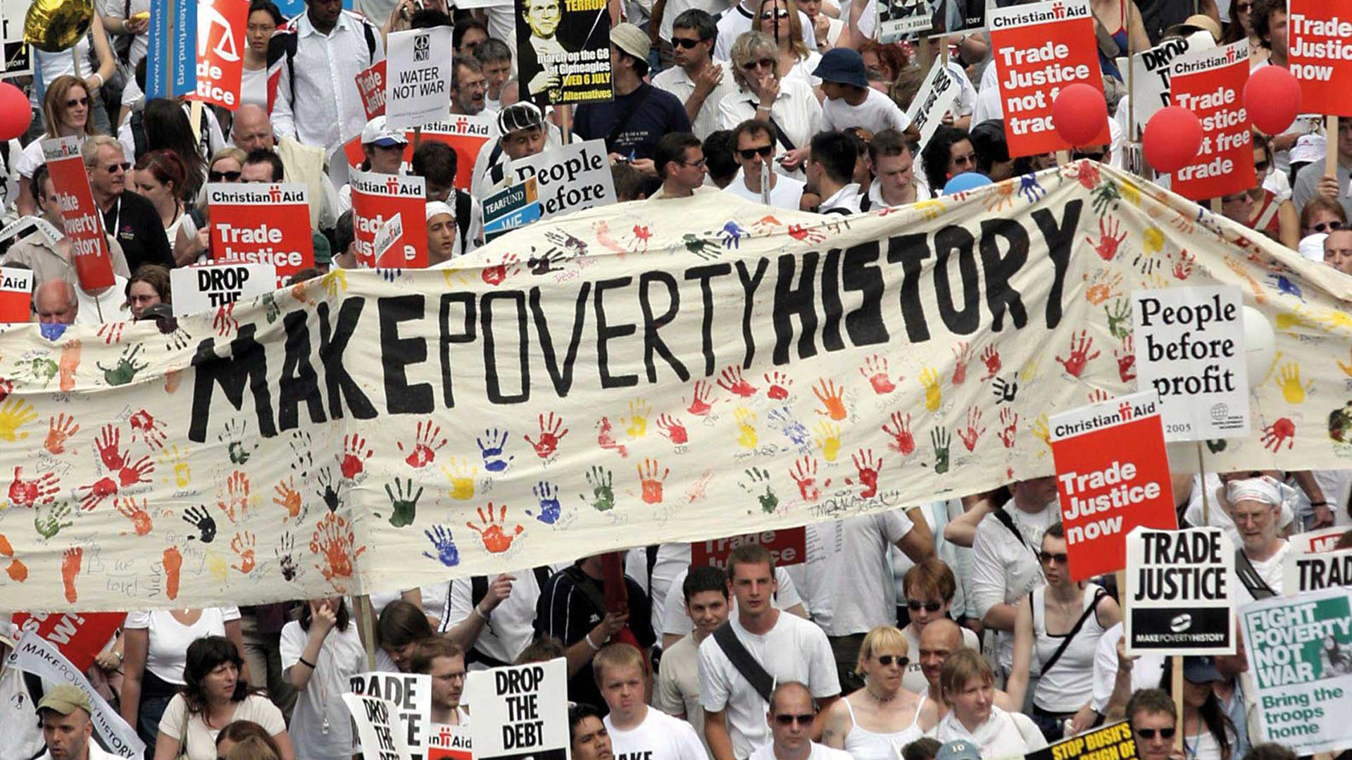 Whatever happened to Make Poverty History? - Big Issue