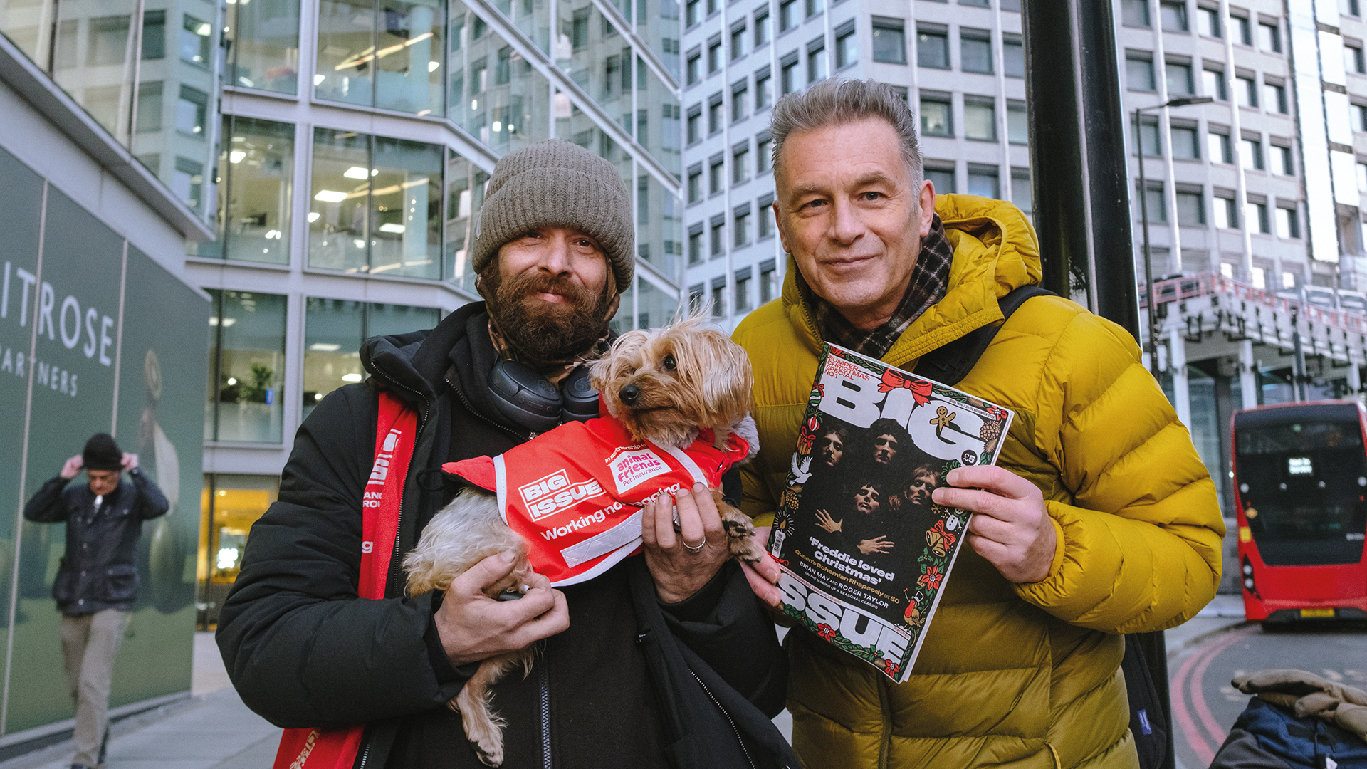 Big Issue partners with Animal Friends Insurance to equip vendors’ dogs ...