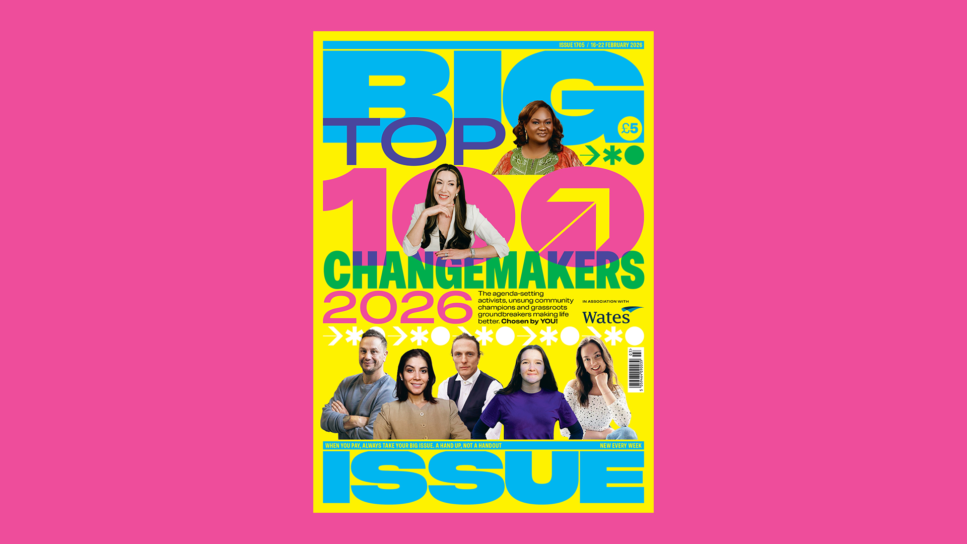 Big Issue names Top 100 Changemakers making a positive impact in 2026 ...